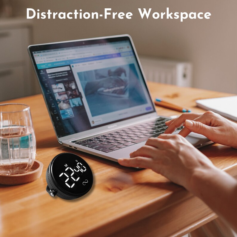 Pebble Pomodoro Timer, Kitchen Timer for Cooking, Productivity Timer ...