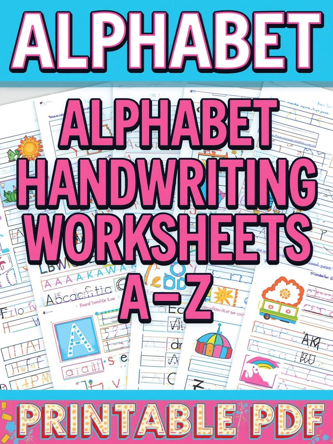 English Alphabet Handwriting Worksheets A–Z | Kids Printable Tracing ...