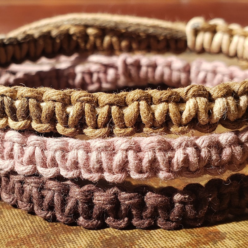 Custom Hemp Name Anklet - Etsy