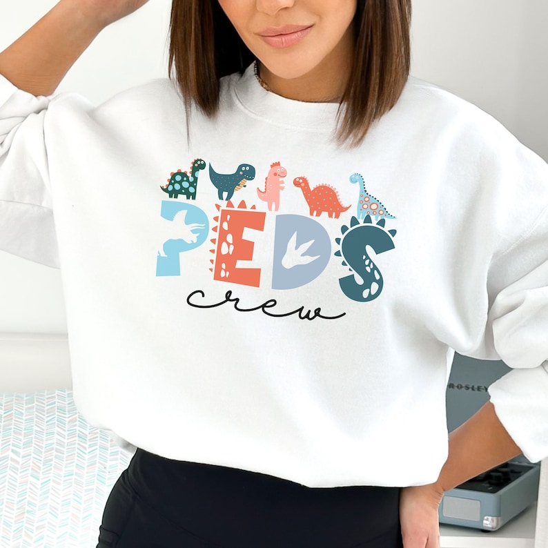 Peds Crew Pediatric Nurse Gift, Peds Nurse Sweatshirt, Peds Nurse Gift ...
