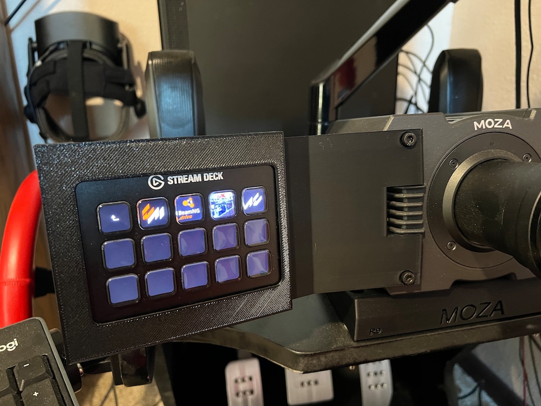 Moza R9/R12/R5 Streamdeck Mount Narrow and Wide Hole - Etsy