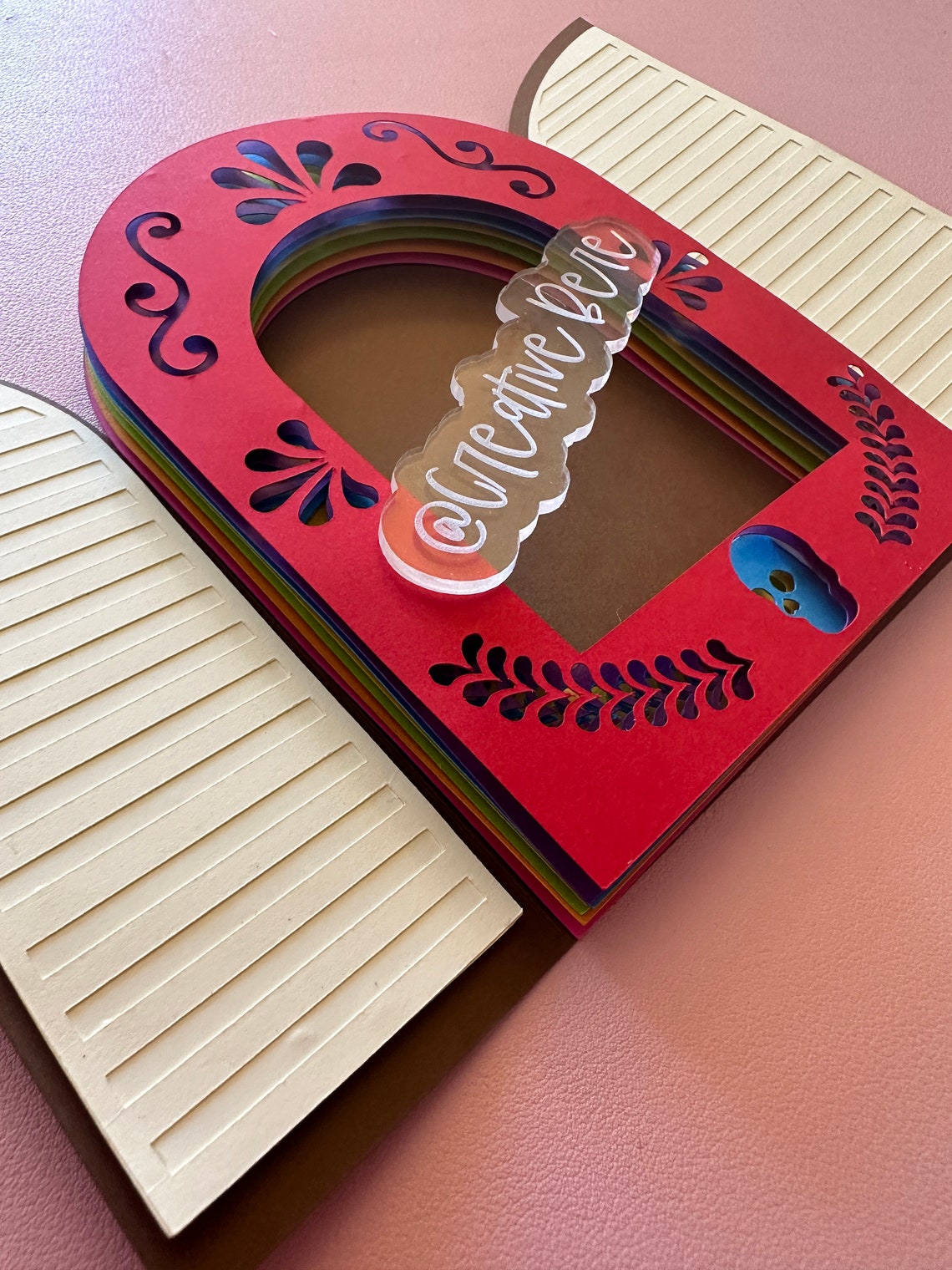 Cute Mexican Style Window Photo Frame. - Etsy