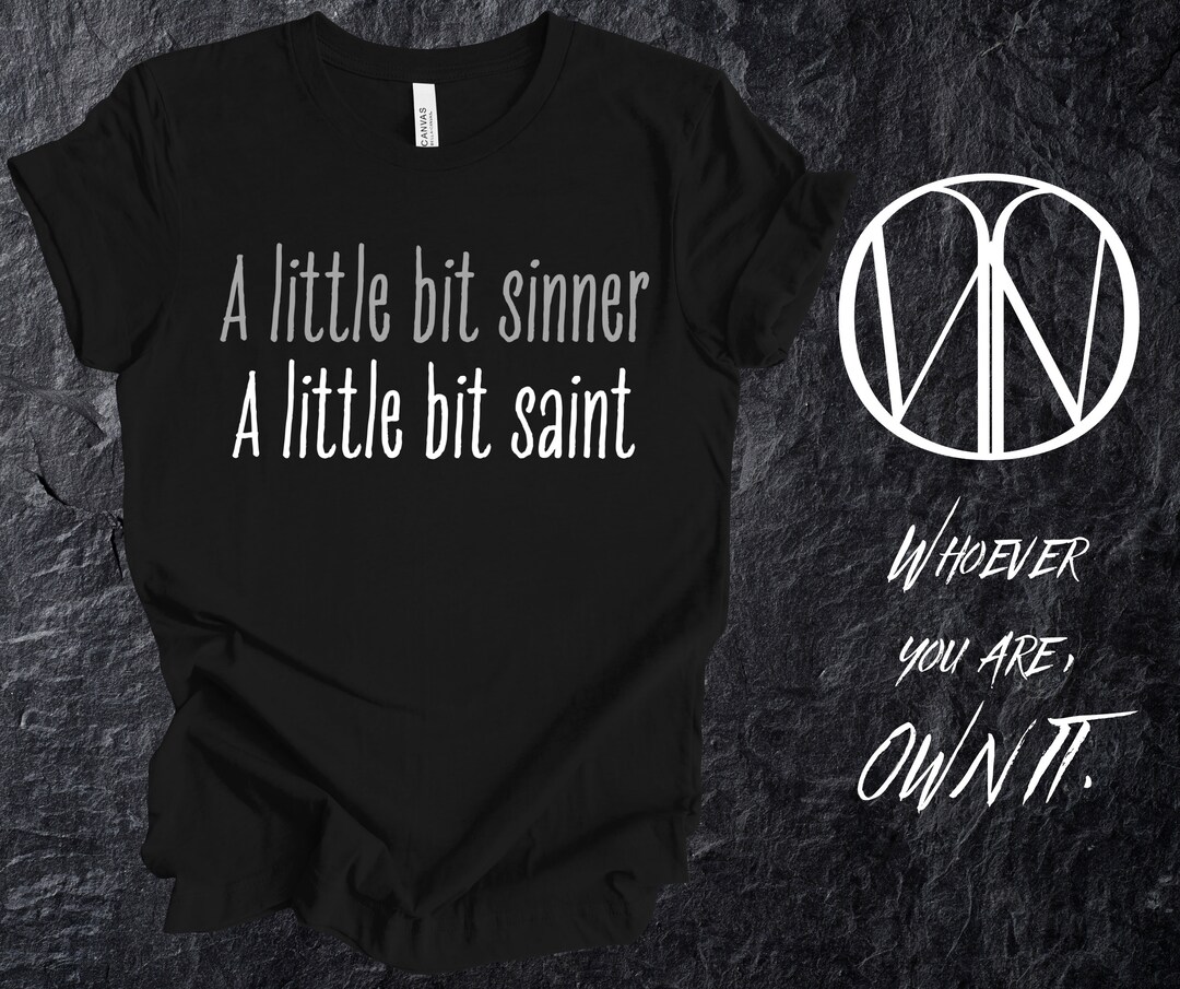 Sinner Saint Women's Graphic Tee Feminist Girl Power - Etsy
