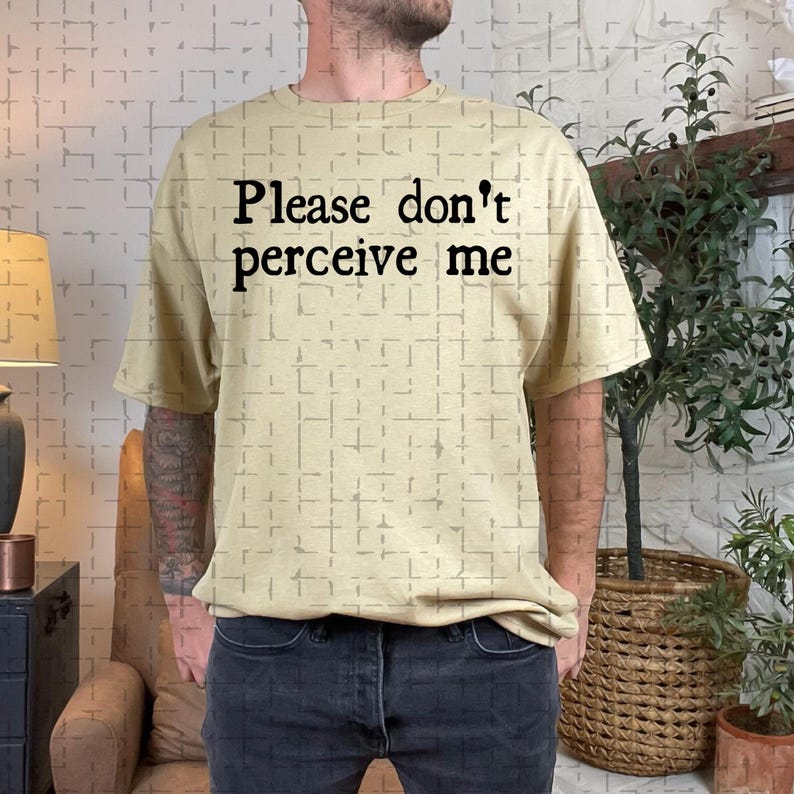 Please Don’t Perceive Me PNG SVG | Funny Introvert Meme Quote ...