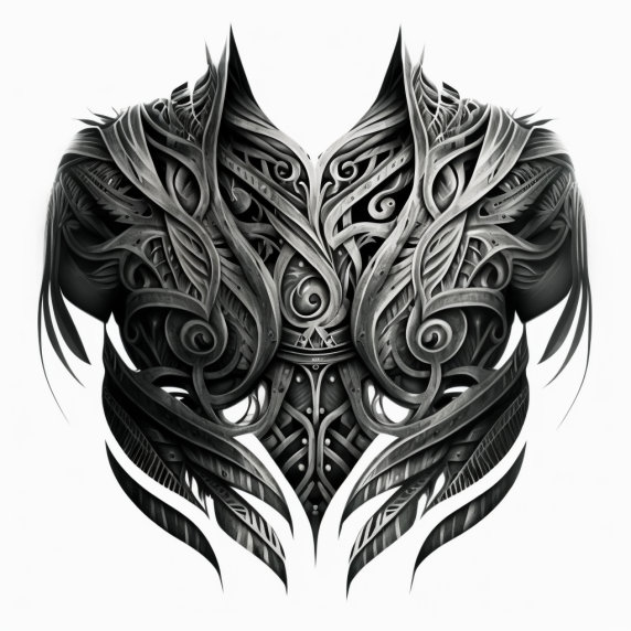 Custom Chest Tattoo Design - Personalized and Unique Tattoo Art for You ...