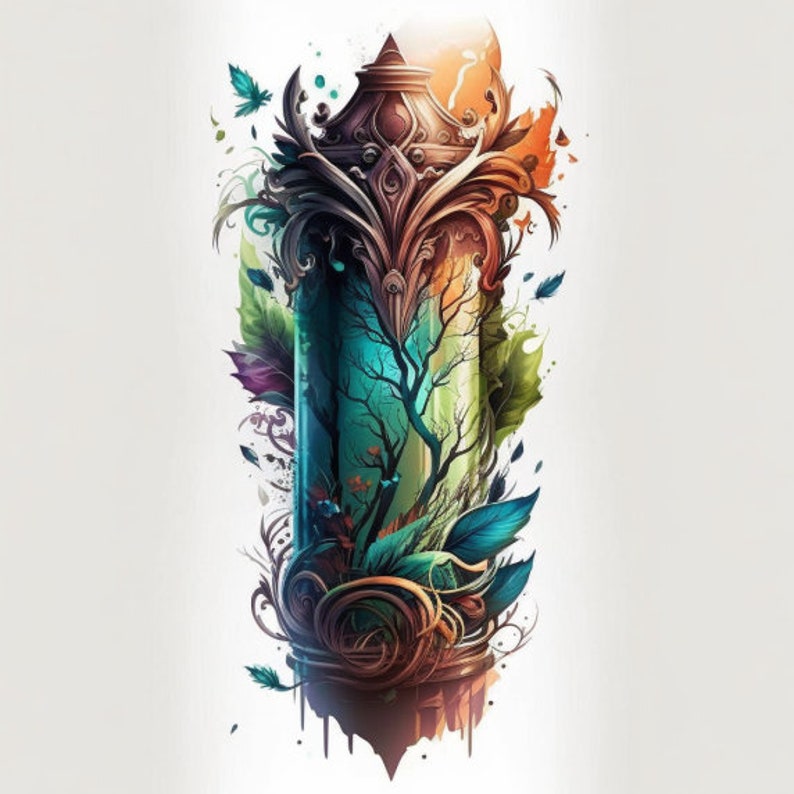Custom Forearm Tattoo Design - on the Lower Arm, From Elbow to Wrist ...