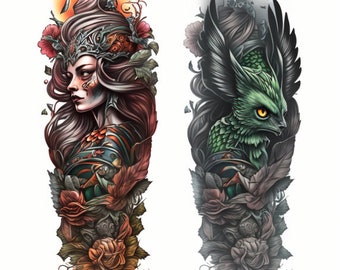 Custom Back Tattoo Design for Women - Personalized and Unique Tattoo ...