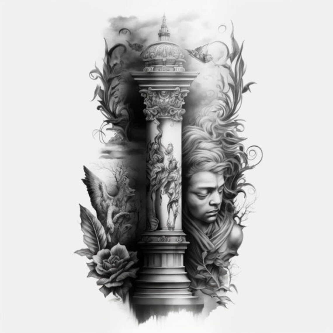 Custom Sleeve Tattoo Design Personalized and Unique Art for You - Etsy