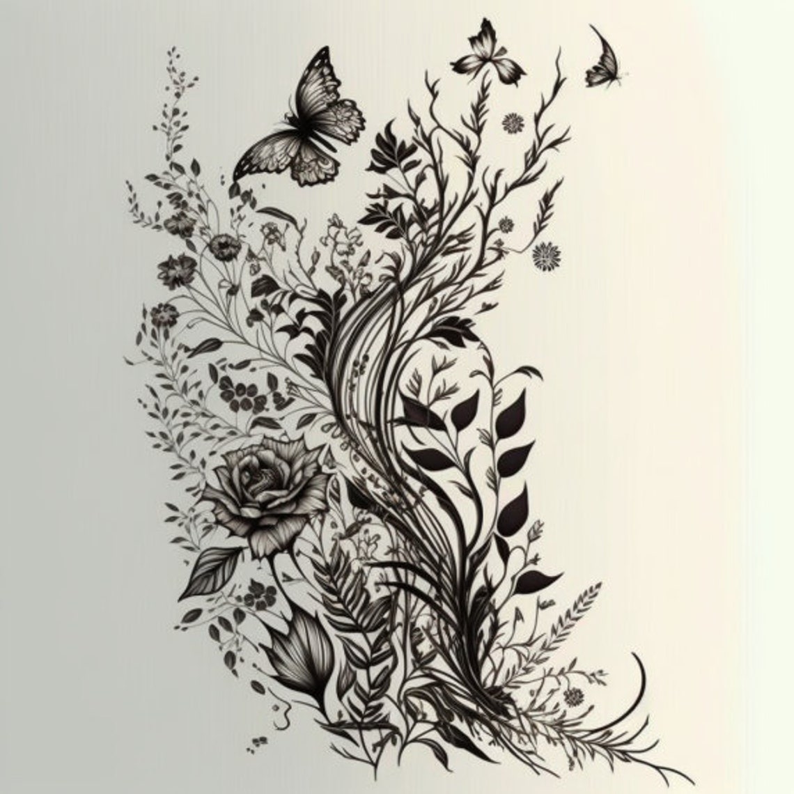 Custom Back Tattoo Design for Women - Personalized and Unique Tattoo ...