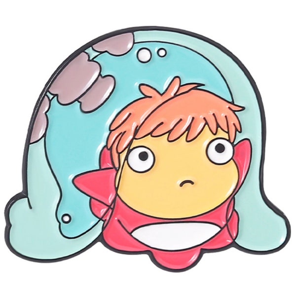 Ponyo Pin - Etsy