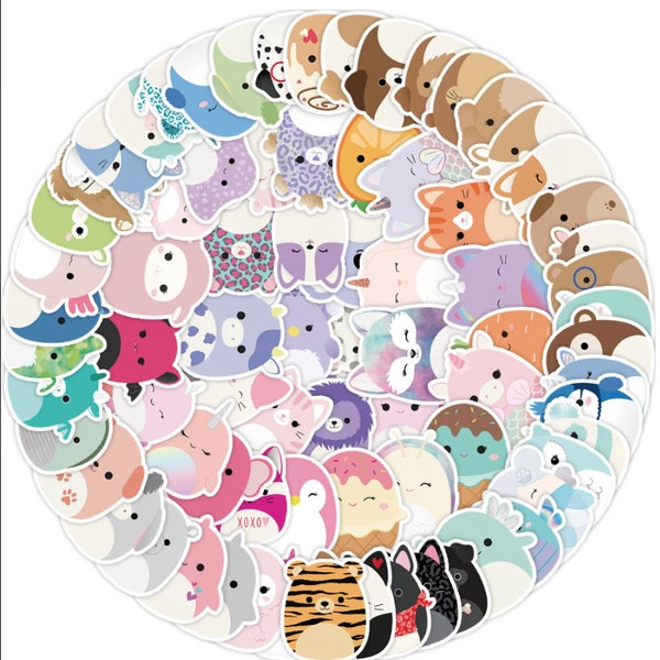 Squishmallow Stickers - Etsy