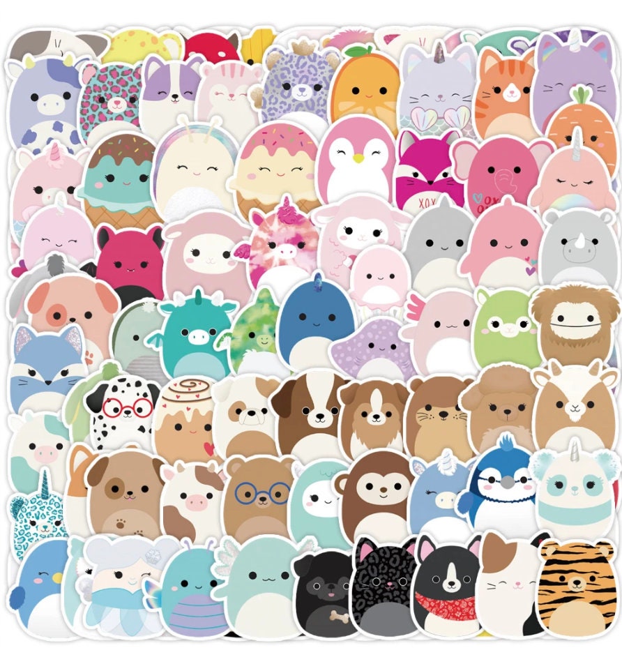 Squishmallow Stickers - Etsy