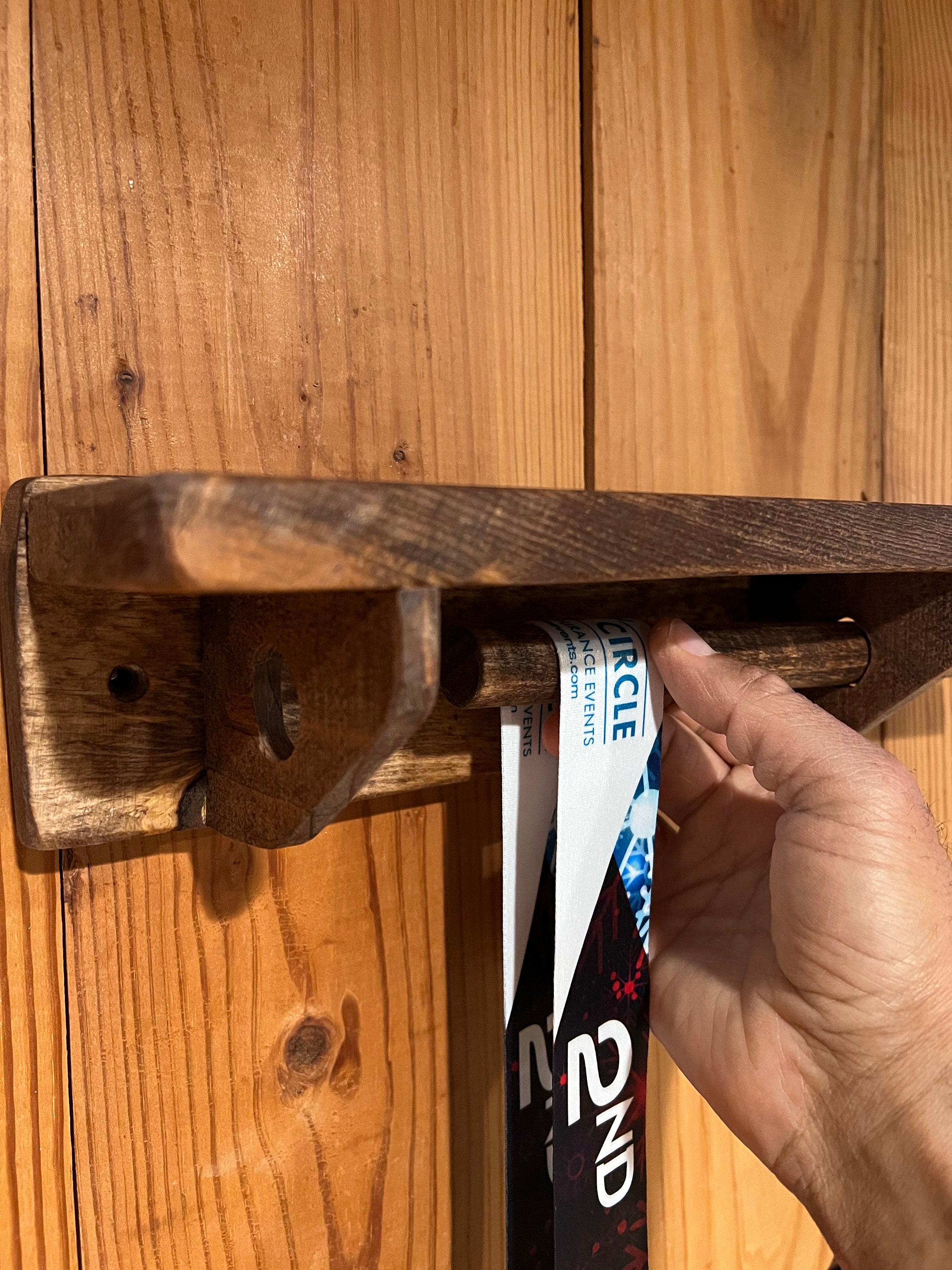 Small, Wood, Rustic, Dowel Rod, Shelf - Etsy