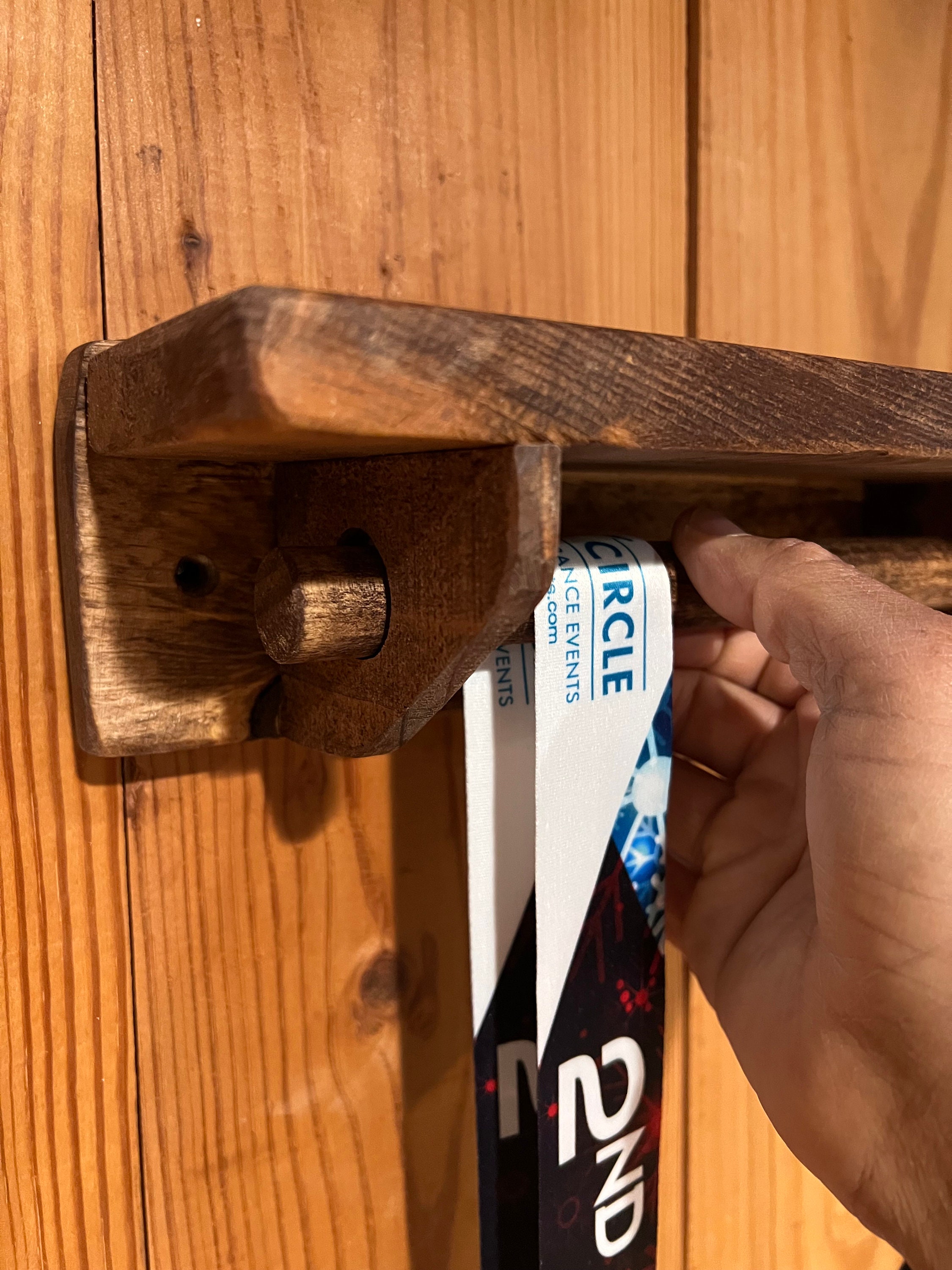 Small, Wood, Rustic, Dowel Rod, Shelf - Etsy