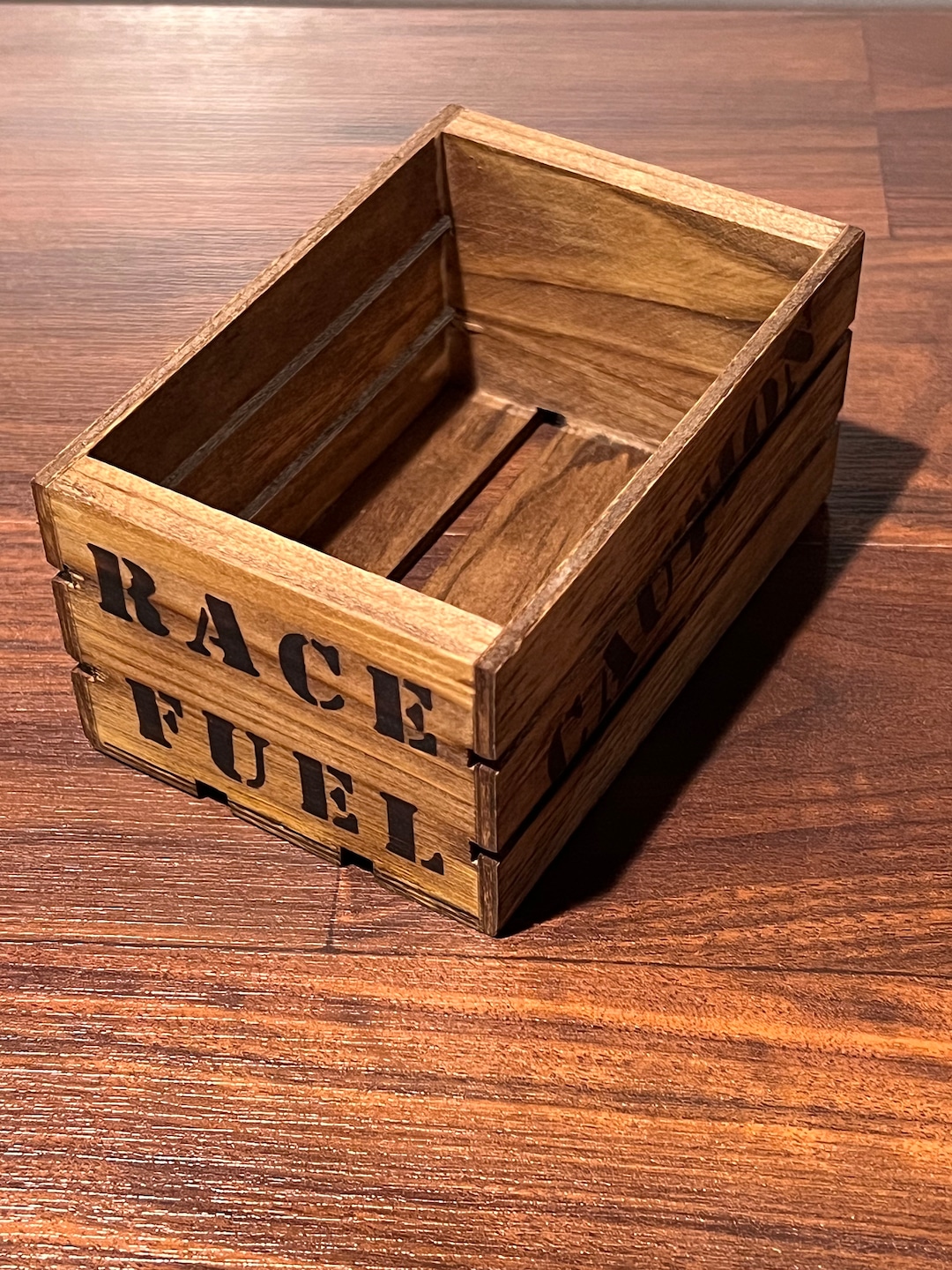 Small, Wood, Race Fuel, Mini Storage Crate - Etsy