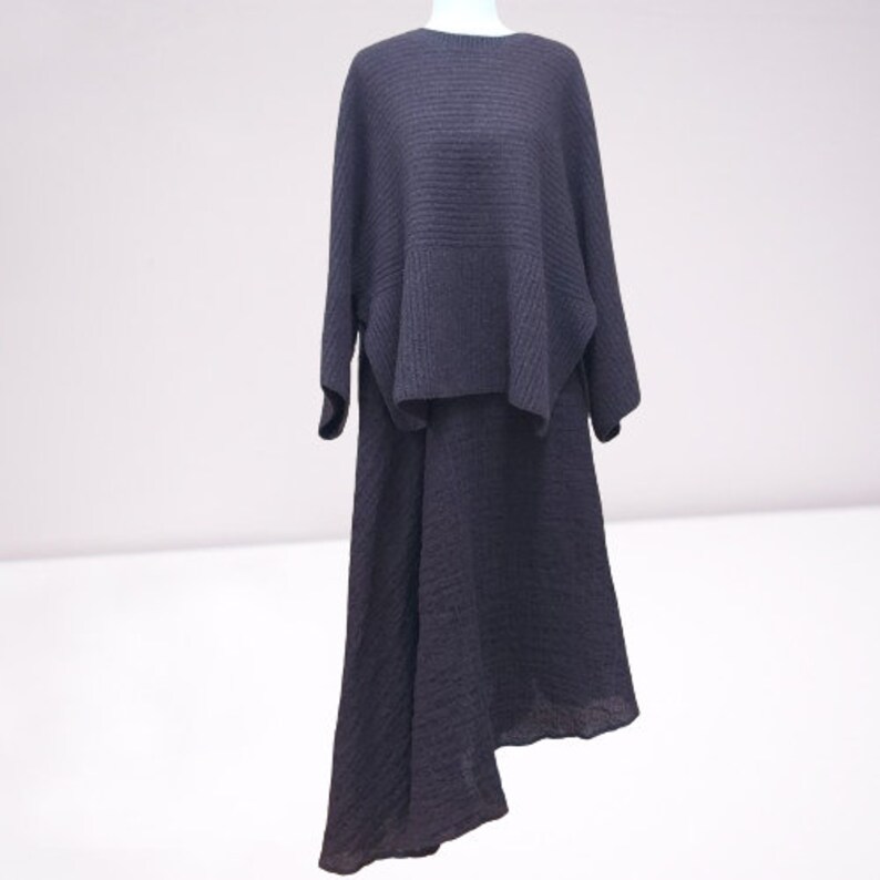 Mariella Burani Luxury Fashion Italy Asymmetrical Wool Skirt - Etsy