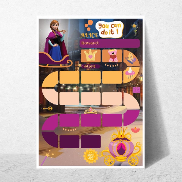 Frozen Chore Chart - Etsy