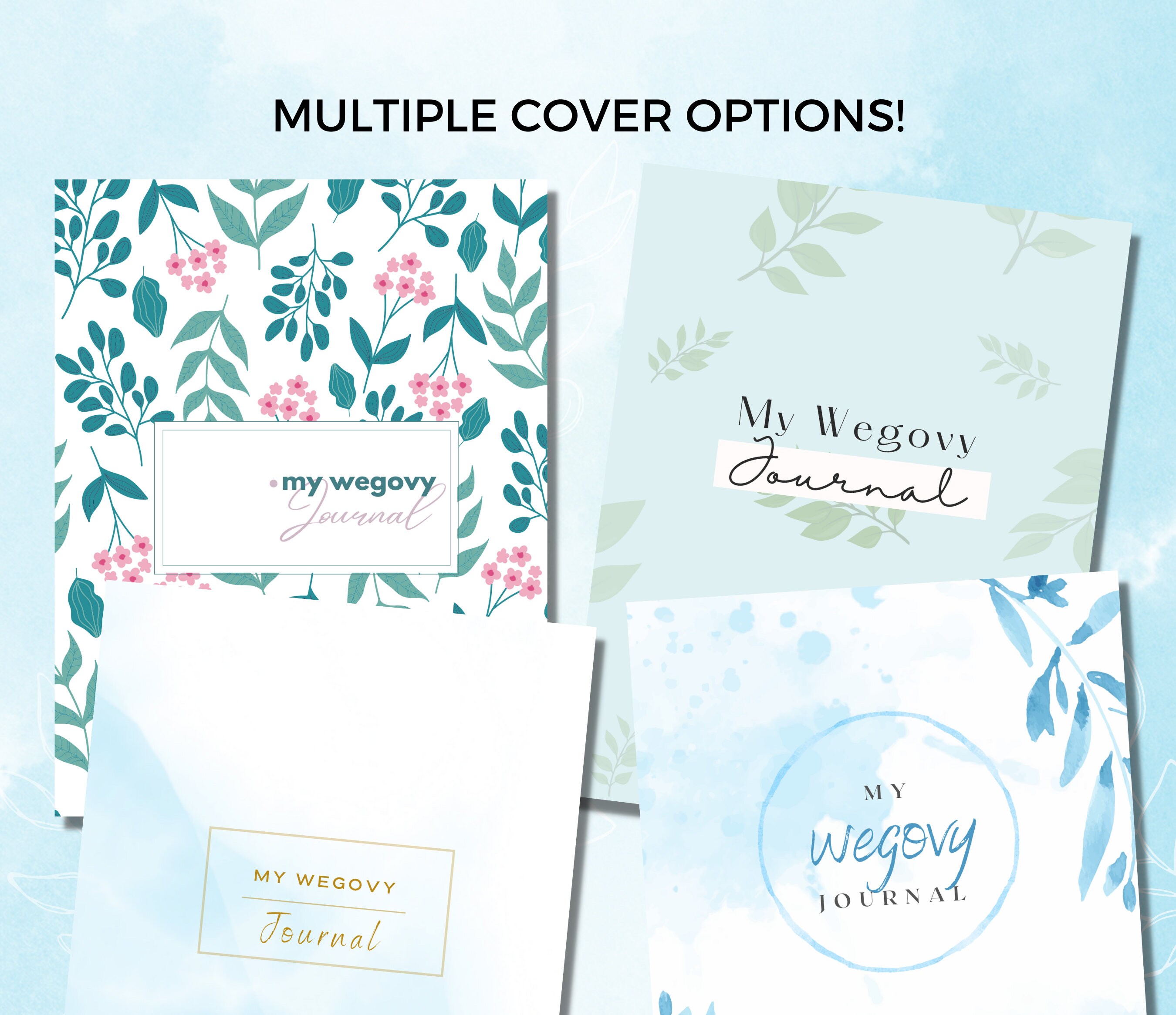 Wegovy Weight Loss Tracker PDF, Weightloss Journal, Fitness Planner ...