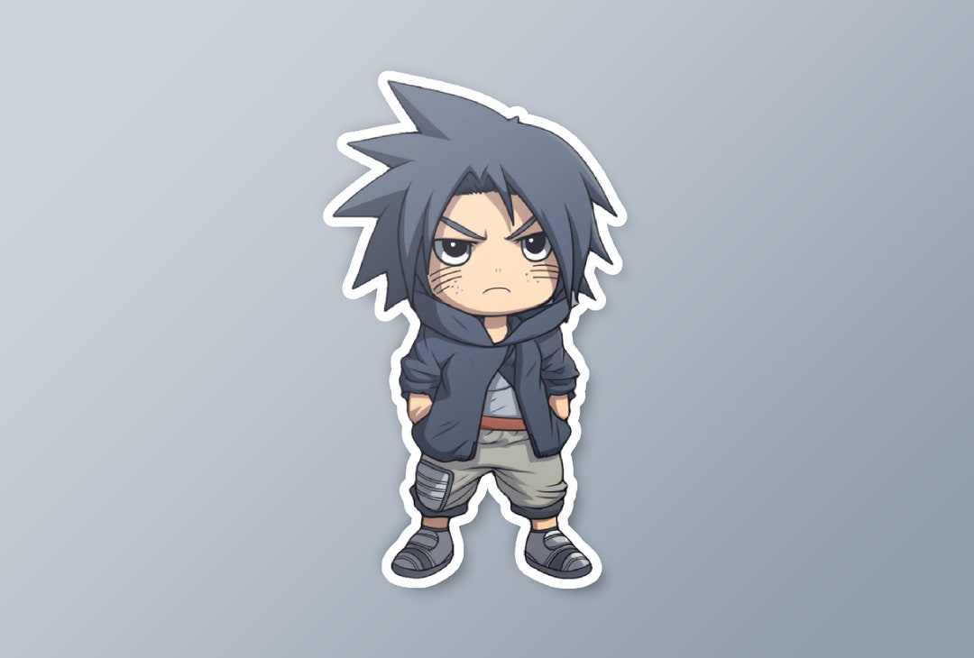 Sasuke Vinyl Sticker Durable & Scratch-resistant, Four Sizes Available ...