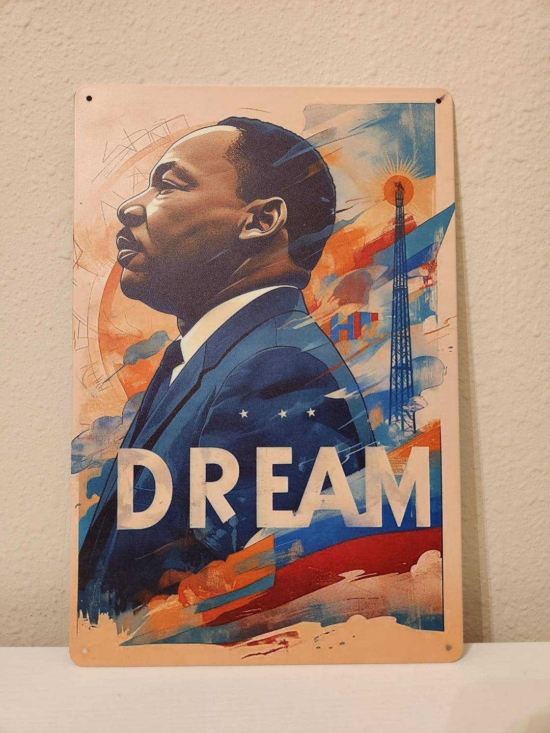 MLK DREAM | Metal Sign | Black History Month - Etsy