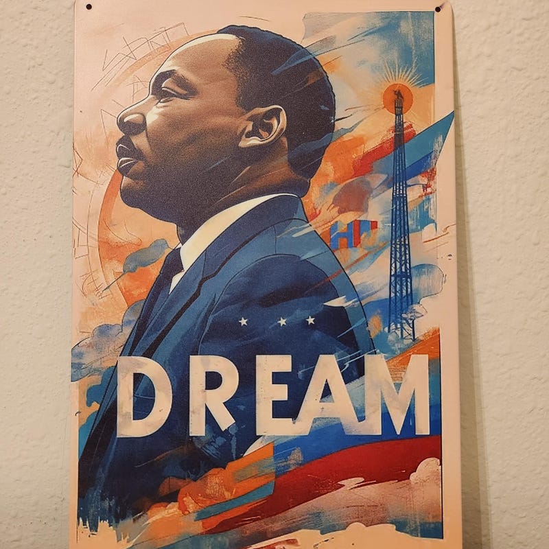 Mlk Sign - Etsy