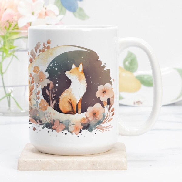 Fox Mug - Etsy