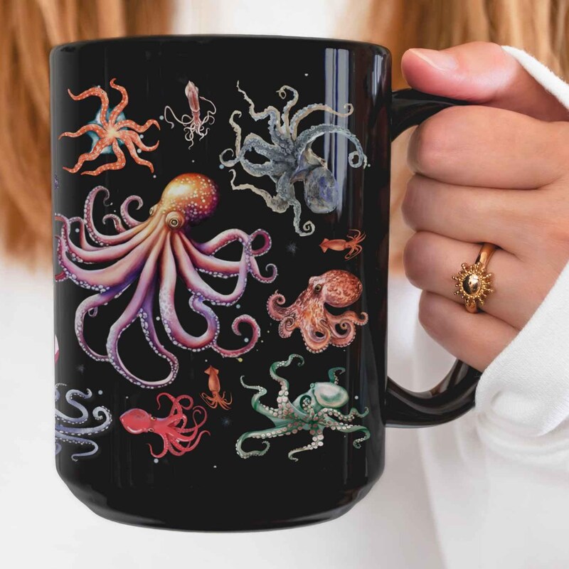 Octopus Mugs - Etsy