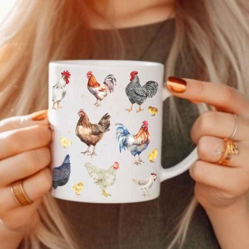 Chicken Coffee Mug - Etsy