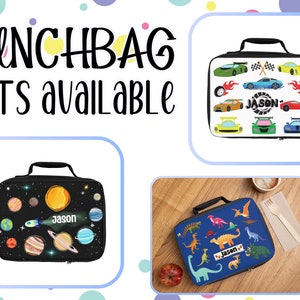 Airplane Lunch Box, Personalized Insulated Lunch Bag, Kids Custom ...