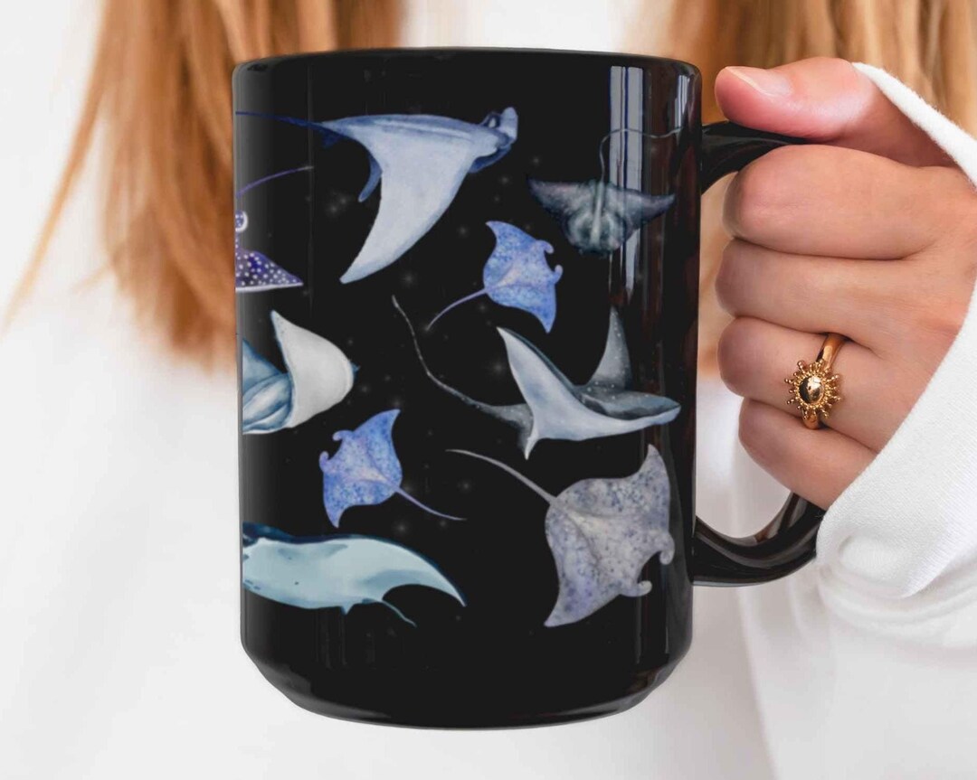 Stingray Mug: Manta Ray Color Change Coffee Cup, Ocean Lover Gift - Etsy
