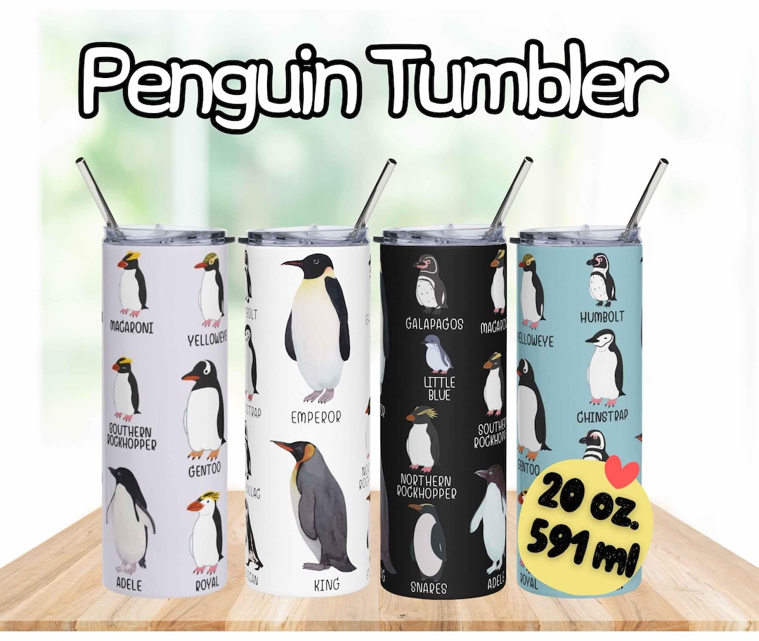 Penguin Identification Tumbler: 20oz Stainless Steel Travel Cup - Etsy