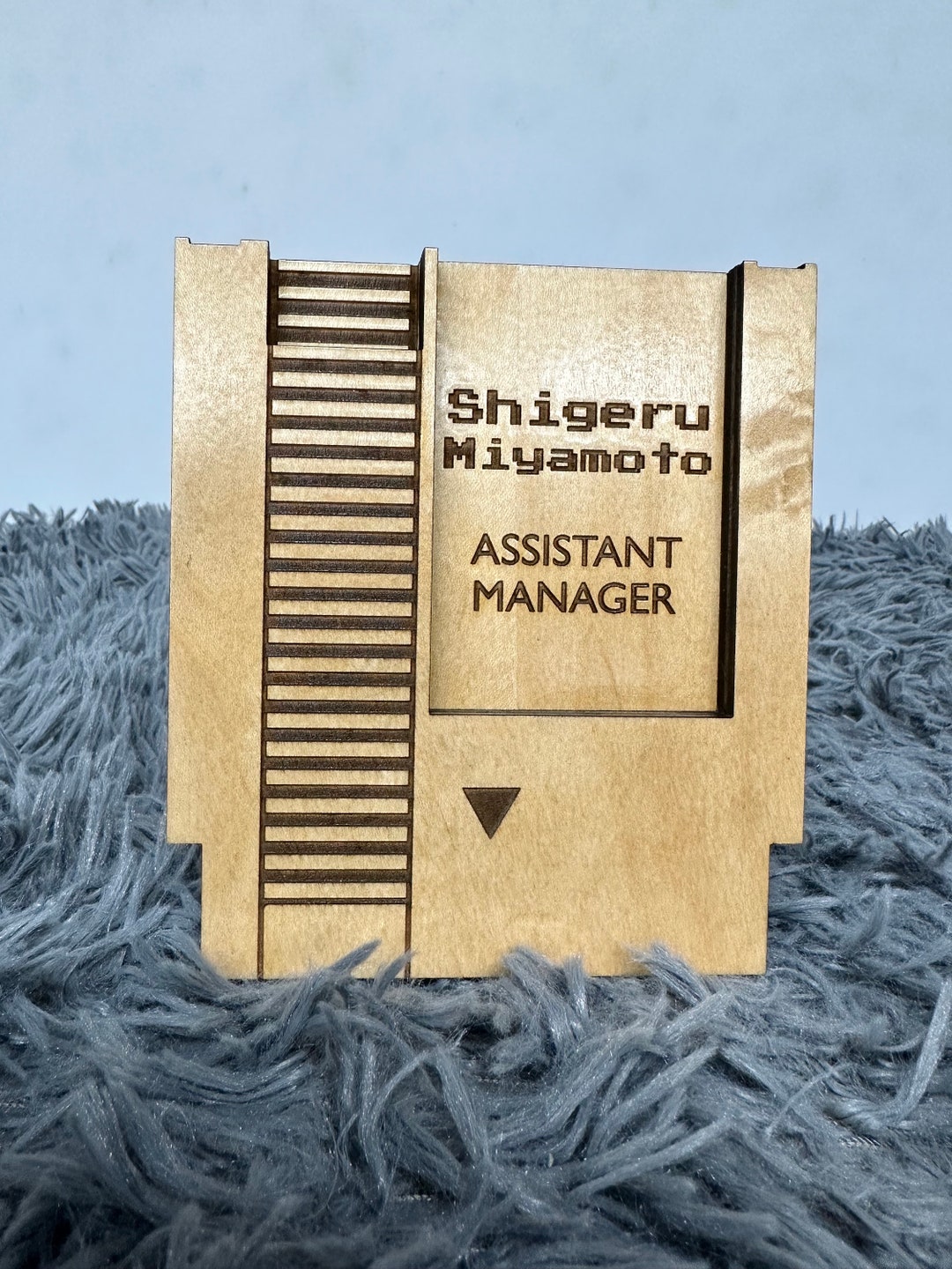 Game Cartridge Desk Name Plate, Custom Name Sign, Personalized Wood ...