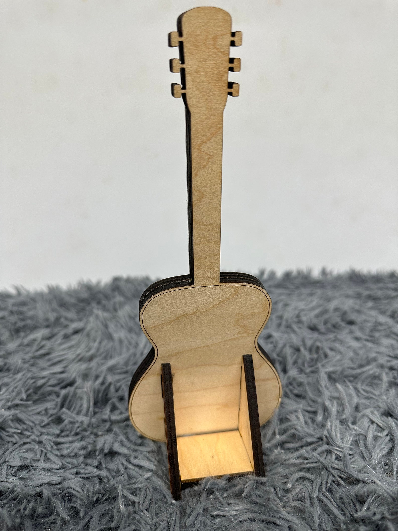 Guitar Desk Name Plate, Custom Name Sign, Personalized Wood Desk Name ...
