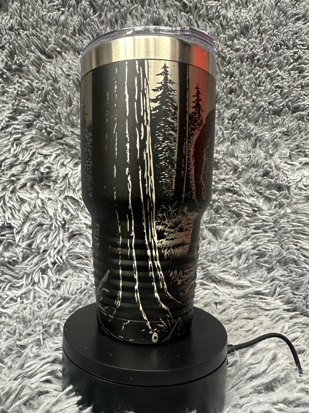 Sasquatch Big Foot 30 Oz Stainless Steel Double Insulated Tumbler Laser ...