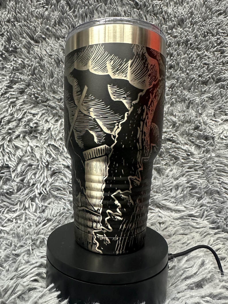 Godzilla 30 Oz Stainless Steel Double Insulated Tumbler Laser Engraved ...