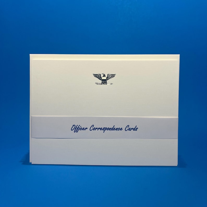 Officer Correspondence (10ct) & Thank You Cards for Military/police ...