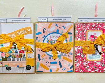 Mini Loaded Paper Bags / Lunch Bags / Library Pockets / Strawberry ...