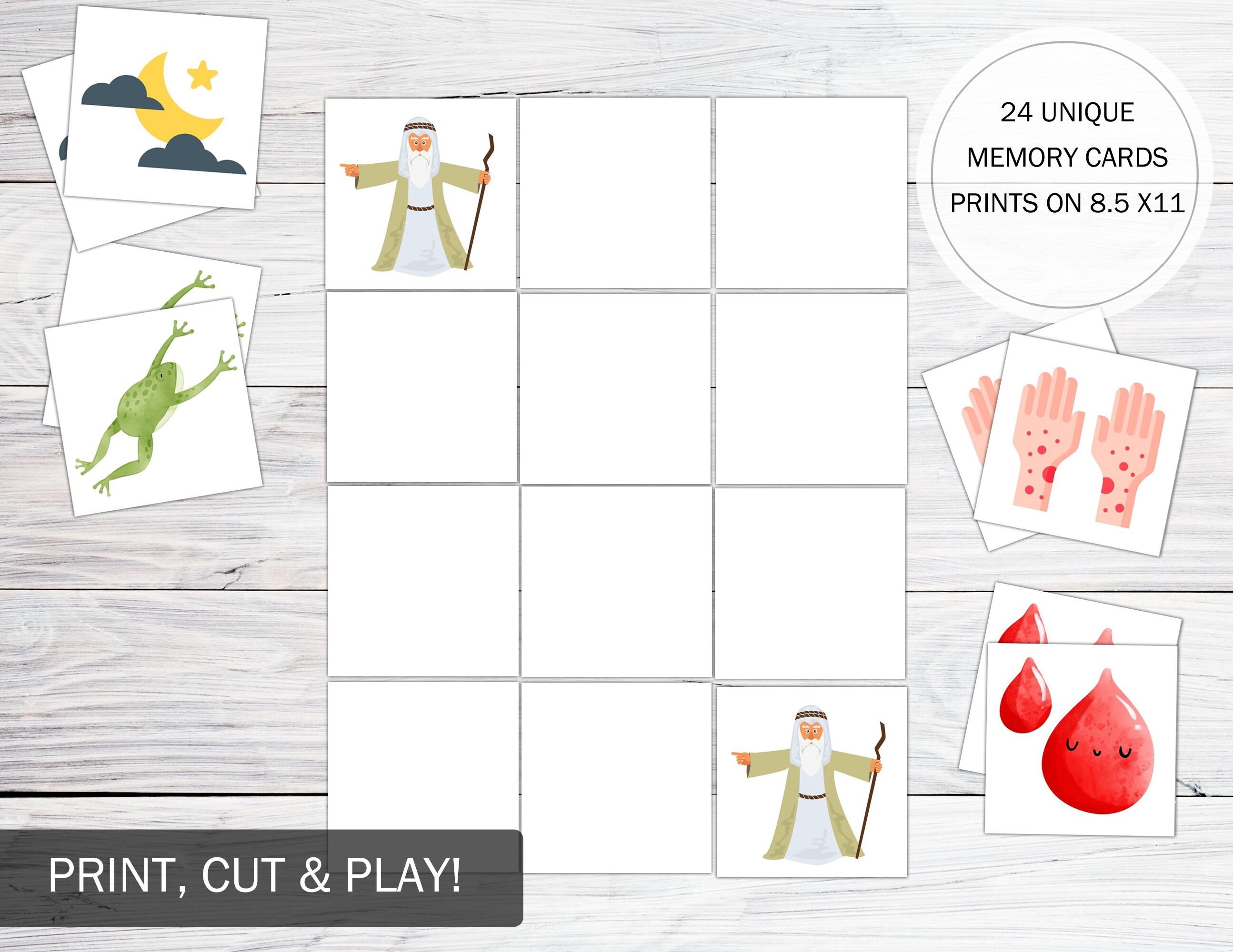 Printable Passover Three Game Bundle, Scavenger Hunt, This or That ...