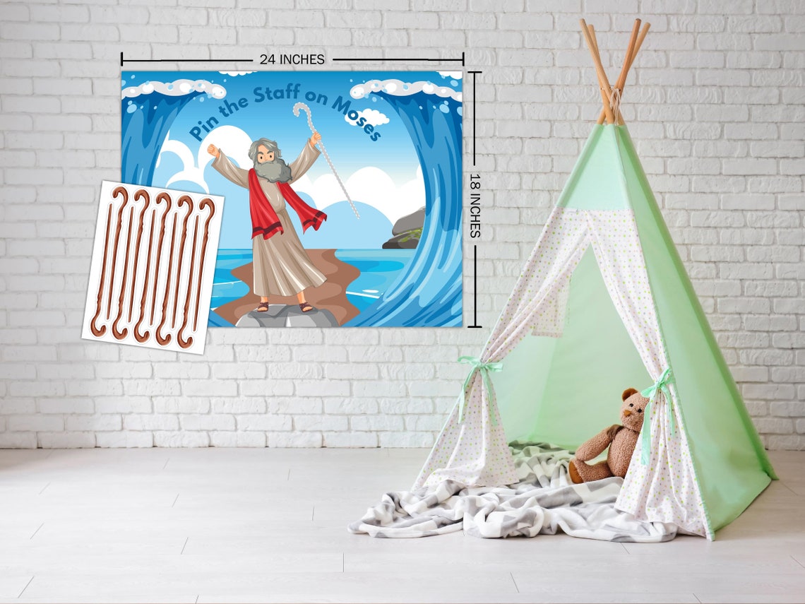 Printable Pin the Tail Game, DIY Passover Activity, Instant Download ...