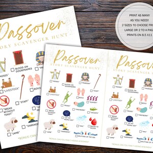 Printable Passover Three Game Bundle, Scavenger Hunt, This or That ...