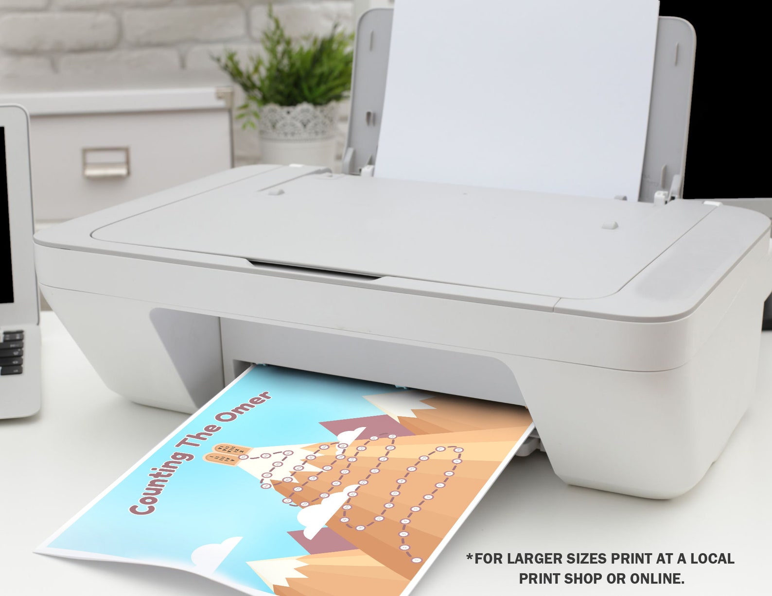 Printable Counting the Omer Activity, Shavuot Count Down, Passover ...