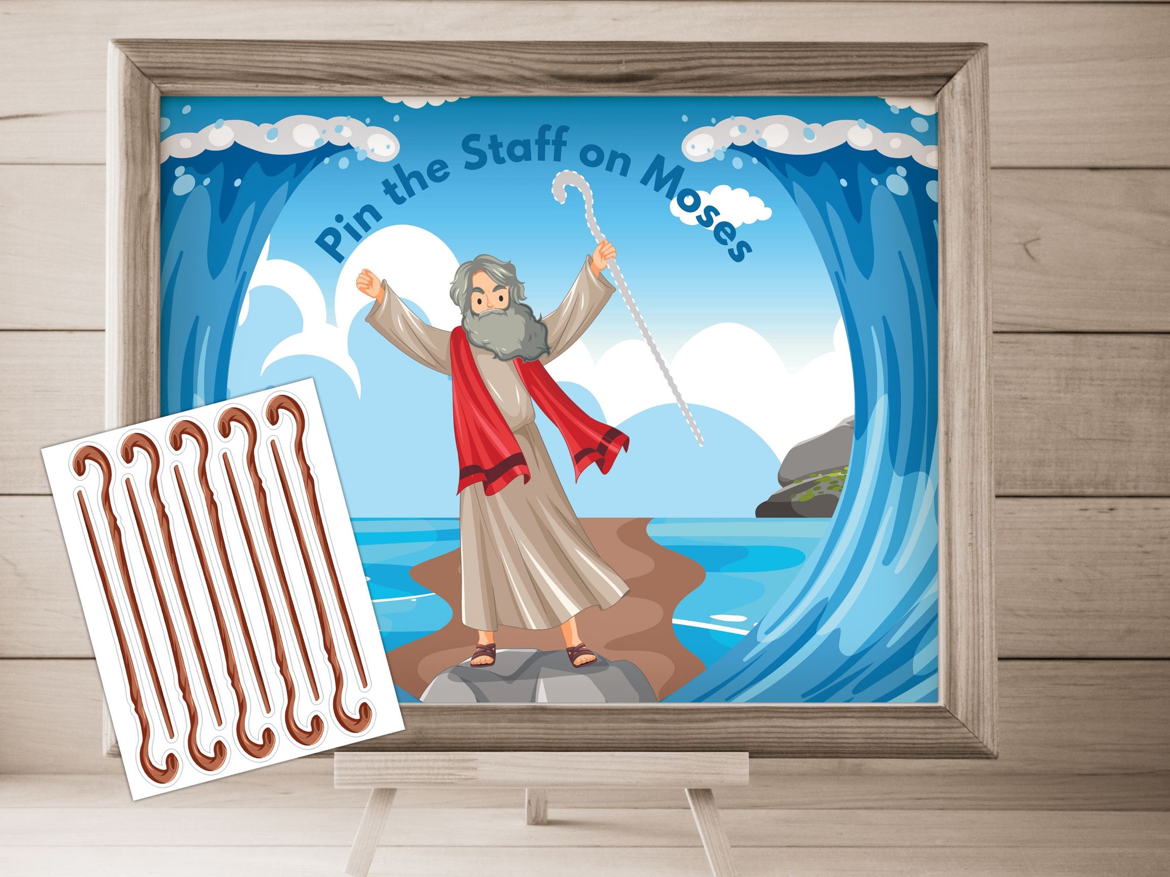 Printable Pin the Tail Game, DIY Passover Activity, Instant Download ...