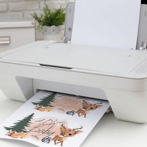 PRINTABLE Woodland Cake Topper Birthday Baby Shower DIY Instant ...