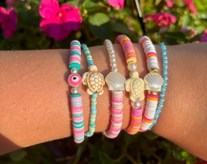 Preppy Summer Bracelets - Etsy