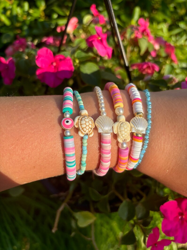 Preppy Summer Bracelets - Etsy