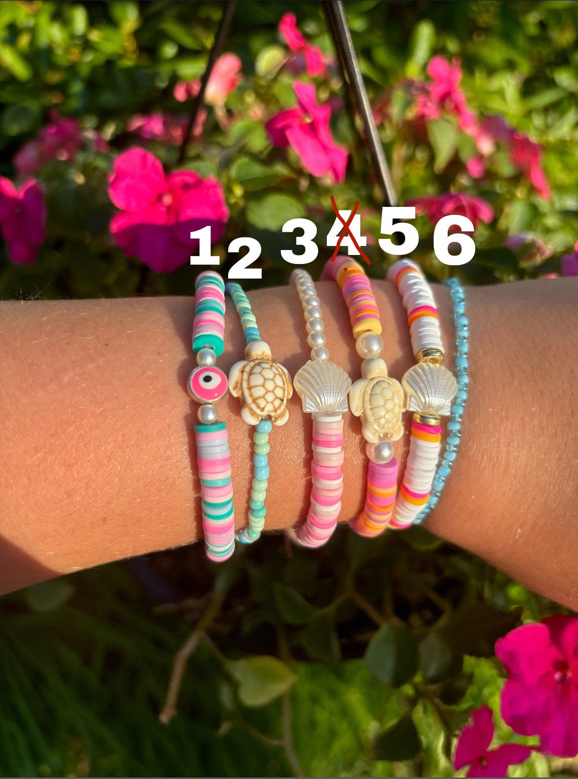 Preppy Summer Bracelets - Etsy