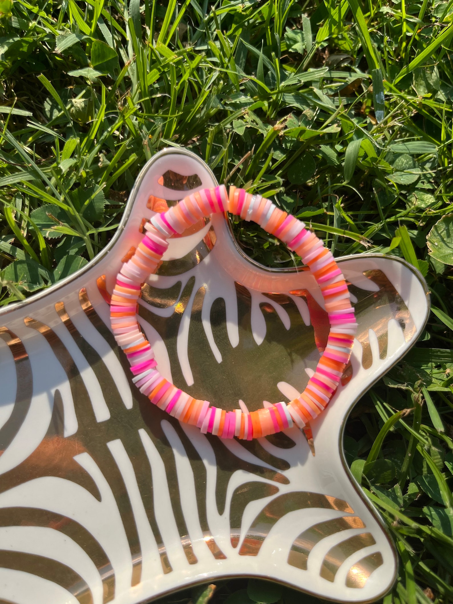 Preppy Summer Clay Bead Bracelets - Etsy