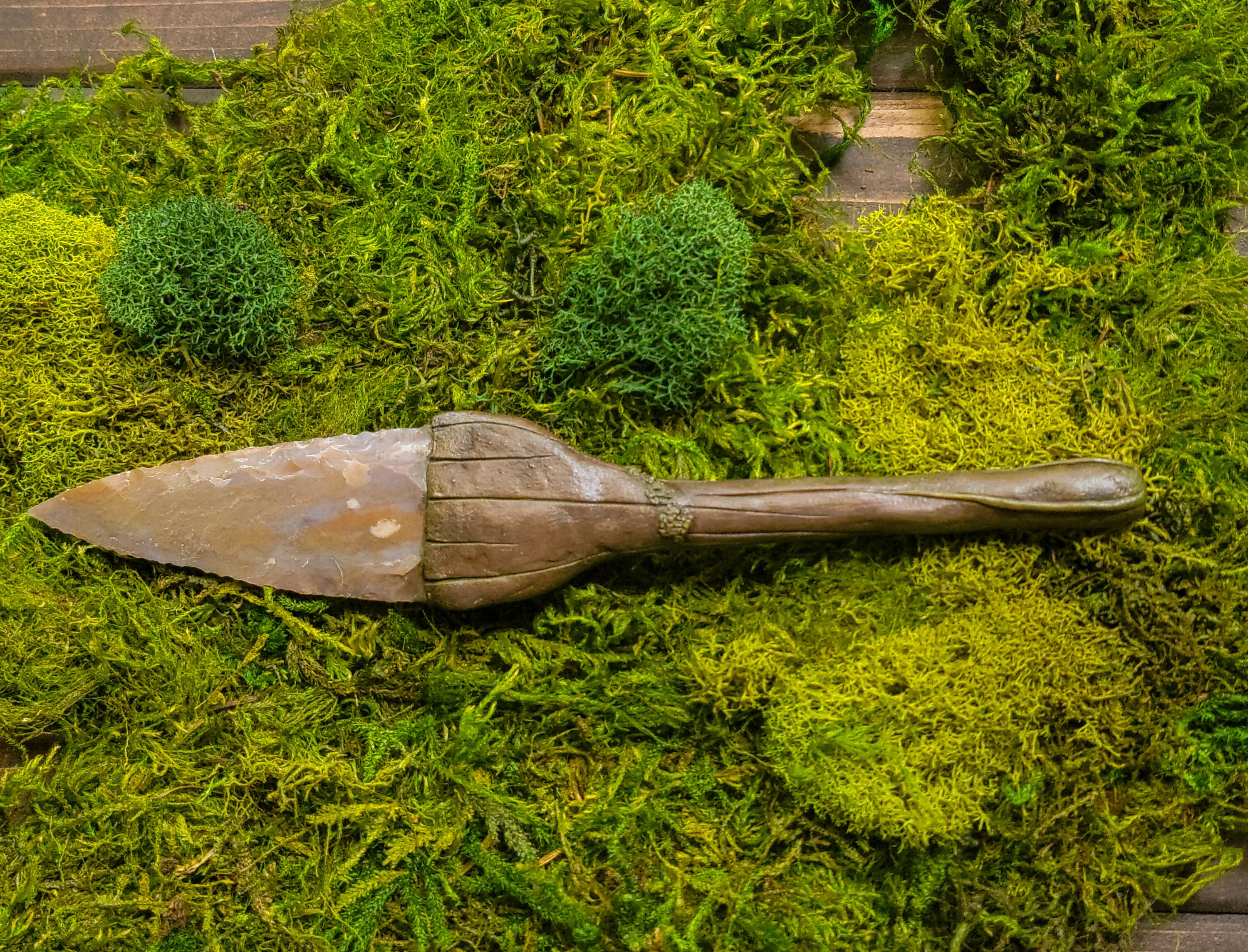 Rose Quartz Athame With Knapped Agate Blade Wiccan Atheme Pagan ...