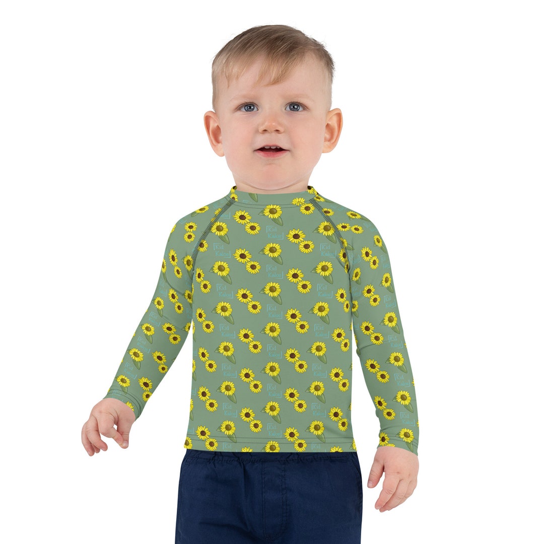 Sunflowers Kids Rash Guard - Etsy