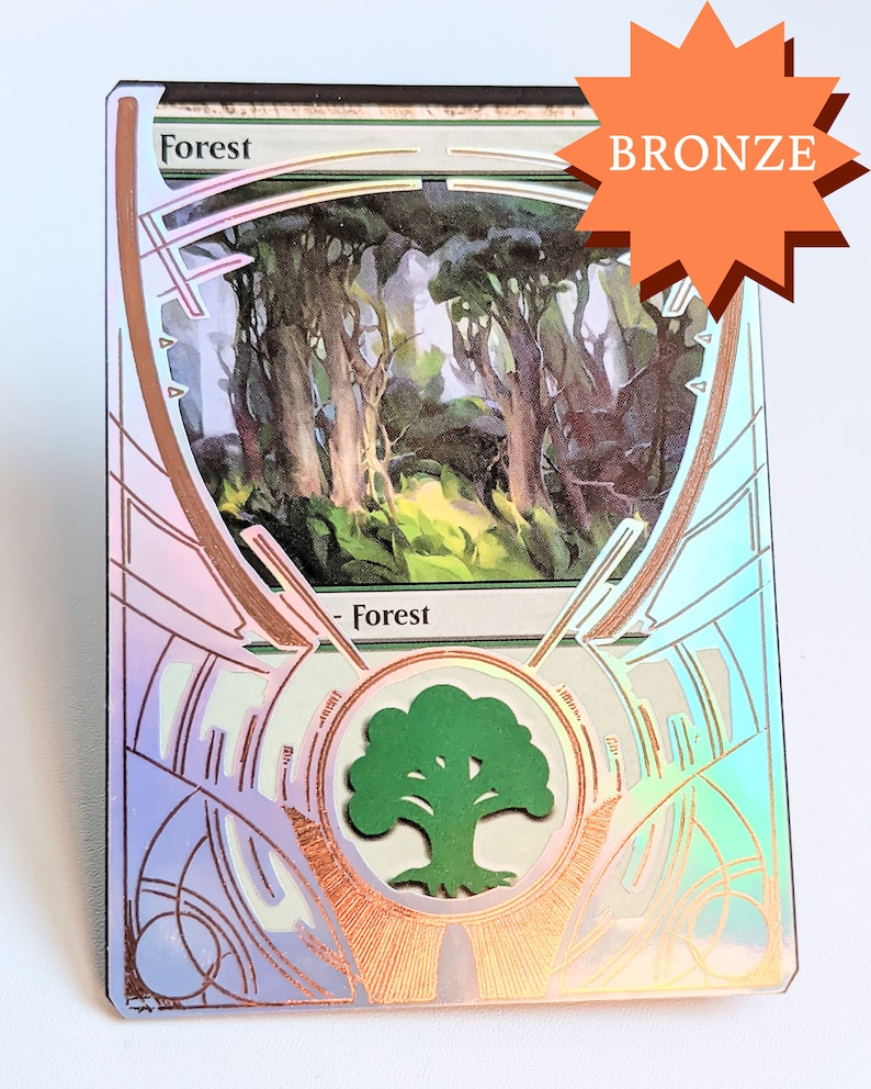 Custom Mtg Foil Land Alter: Embossed Holographic Overlay - Etsy